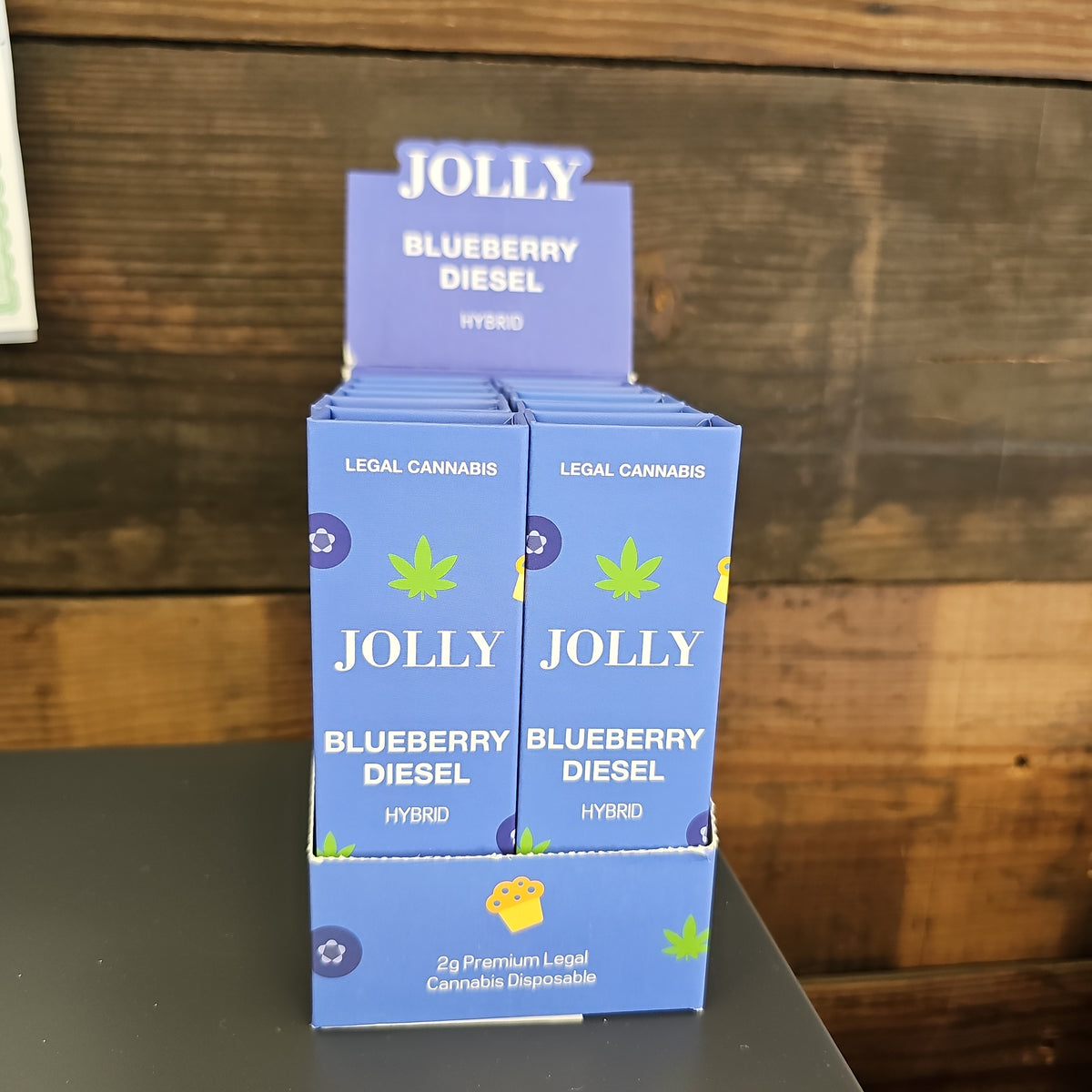 Jolly BlueBerry Diesel Hybrid 2 gram Disposable Vape Pen – East Coast ...